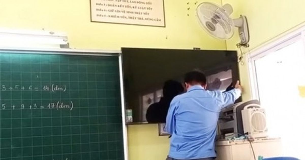 Nhắn tin đe dọa phụ huynh vì ý kiến việc ủng hộ mua tivi, hiệu trưởng ở ...
